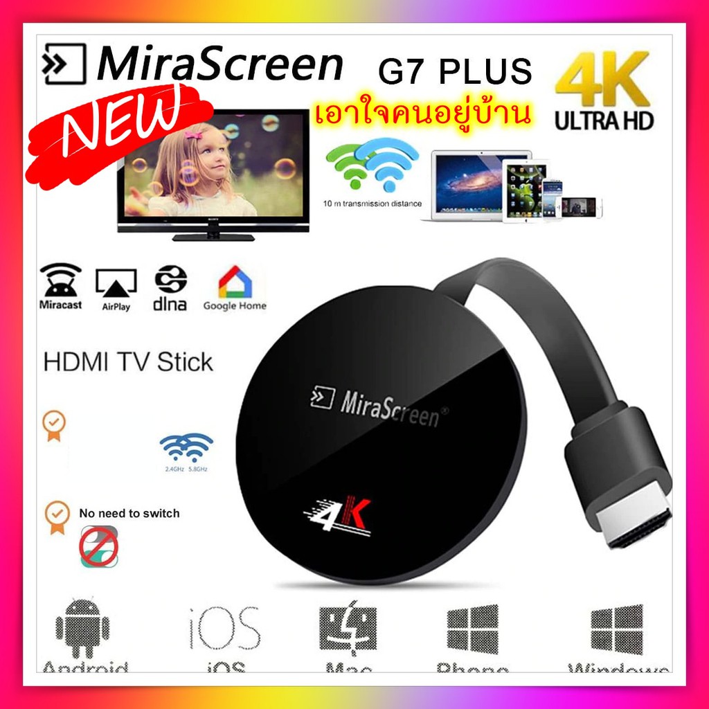 [ ใหม่ล่าสุด ] อุปกรณ์ส่งสัญญาณภาพจากมือถือไปยัง TV ตัวส่งสัญญาณภาพจาก ...