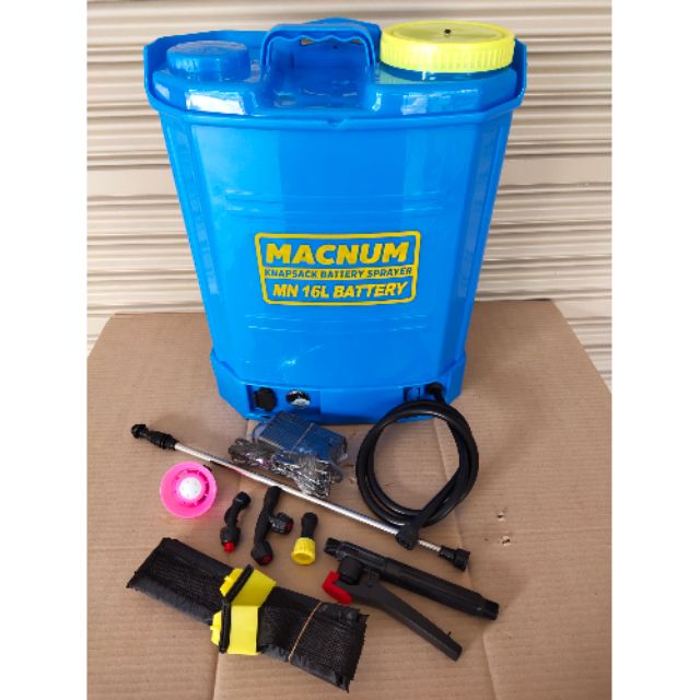 เครื่องพ่นยาแบตเตอรี่ ขนาด16ลิตร Macnum | Shopee Thailand