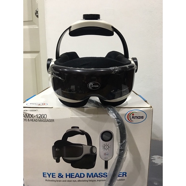 เครื่องนวดหัว Amaxs รุ่น AMX-1260 EYE&HEAD MASSAGER | Shopee Thailand