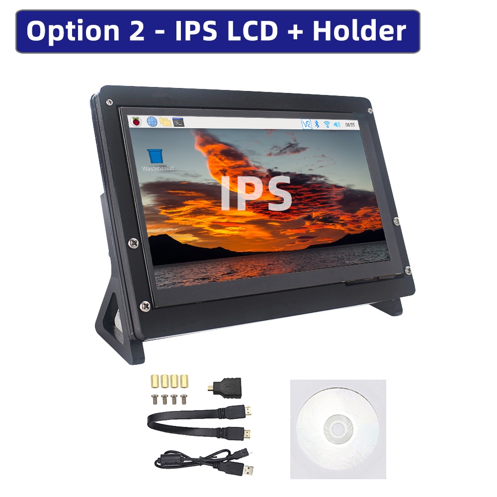 7 Inch Touch Screen 1024x600 HDMI-compatible LCD Display Optional ...
