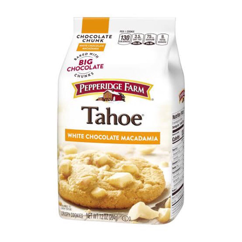 คุ้กกี้ ไวท์ ช็อกโกแลต Tahoe White Chocolate Macadia cookies ตรา ...