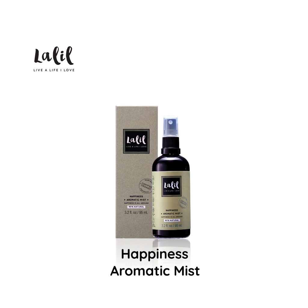 LALIL Happiness Aromatic Mist 95 ml (สเปรย์ปรับอากาศ หอมชวนอารมณ์ดี) | Shopee Thailand