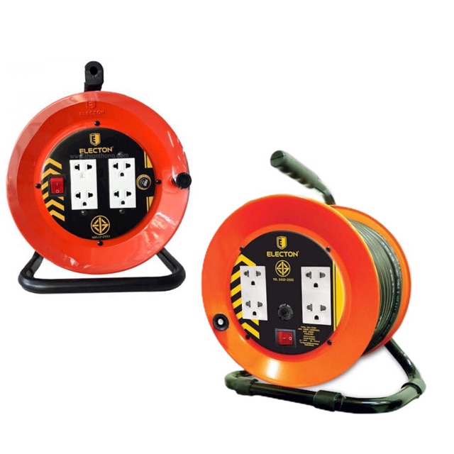 ล้อเก็บสายไฟ มอก. VCT3x1.5 20 เมตร Electon EN2 * วัสดุผลิตจากเหล็กอบสี ...