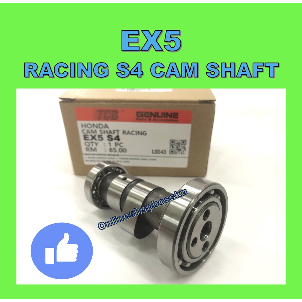 Ex5 RACING CAM SHAFT S4 TCB BOX DREAM CAM SHAFT RACE HI CAM S4 EX5 KEM RACING S4 HIGH CAM EX5 ...