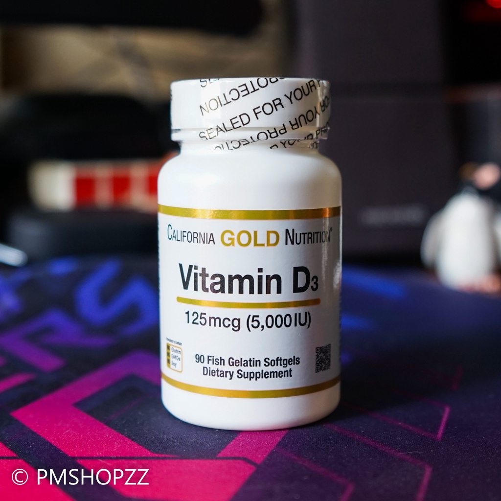 [พร้อมส่ง] วิตามินดี 3 California Gold Nutrition, Vitamin D3, 125 mcg ...