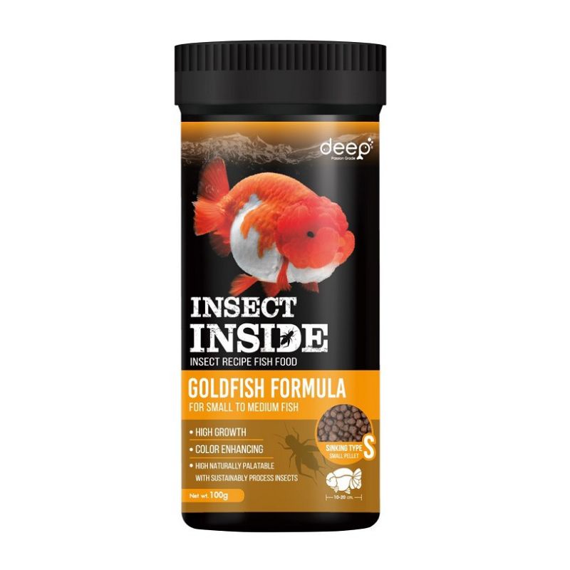DEEP INSECT INSIDE!! (อาหารปลาทองสูตรผสมโปรตีนจากแมลง โปรตีนสูง เร่งโต ...