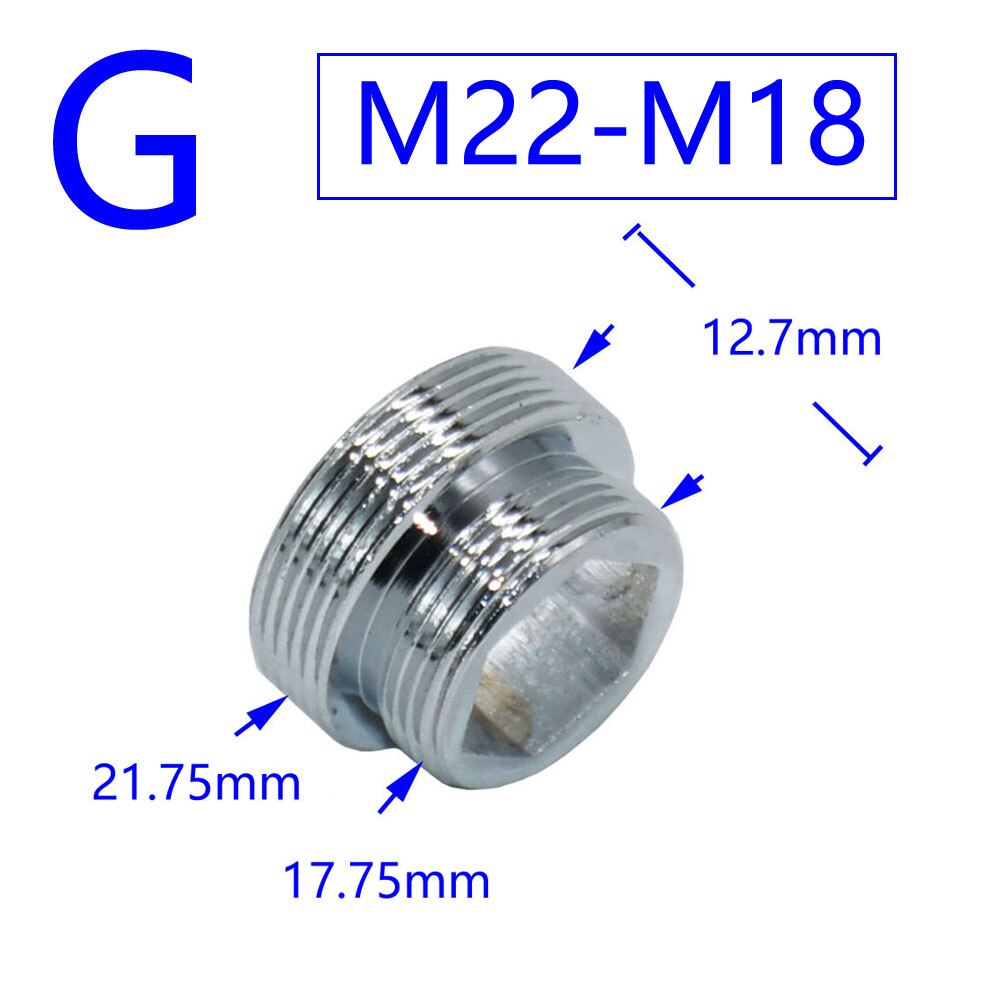 อุปกรณ์เชื่อมต่อก๊อกน้ํา ทองเหลือง ตัวผู้ ตัวเมีย 1/2 นิ้ว M16 M17 M18 M19 M20 M22 M24 M28 M32 ...