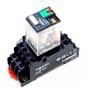 รีเลย์พร้อมซ็อกเก็ต ชไนเดอร์ Schneider Electric RXM4AB2P7 RXZE1M4C 230VAC 6A 4คอนแทค 14ขา มีไฟ ...