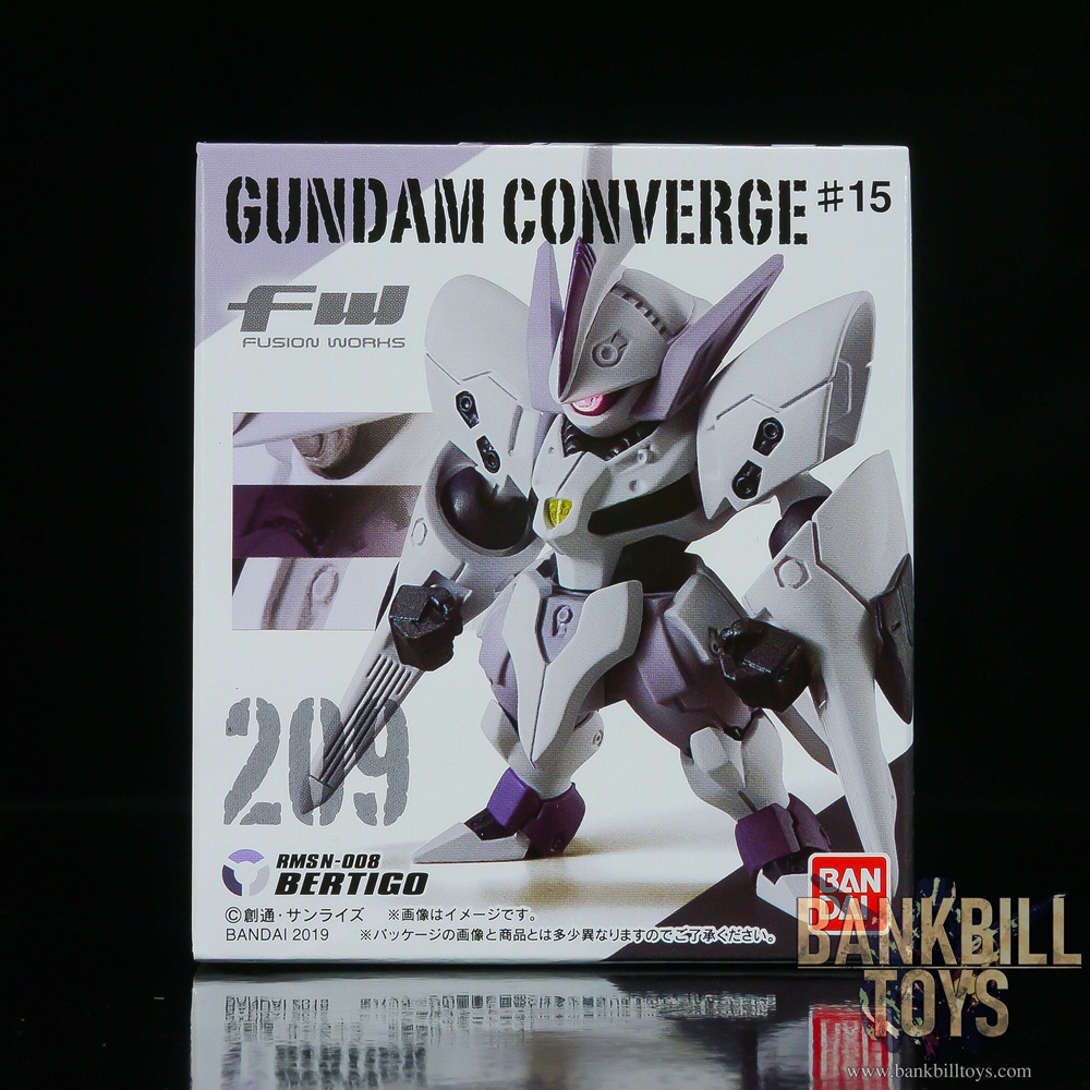 กันดั้ม Bandai Candy Toy FW Gundam Converge #15 No.209 Bertigo | Shopee ...