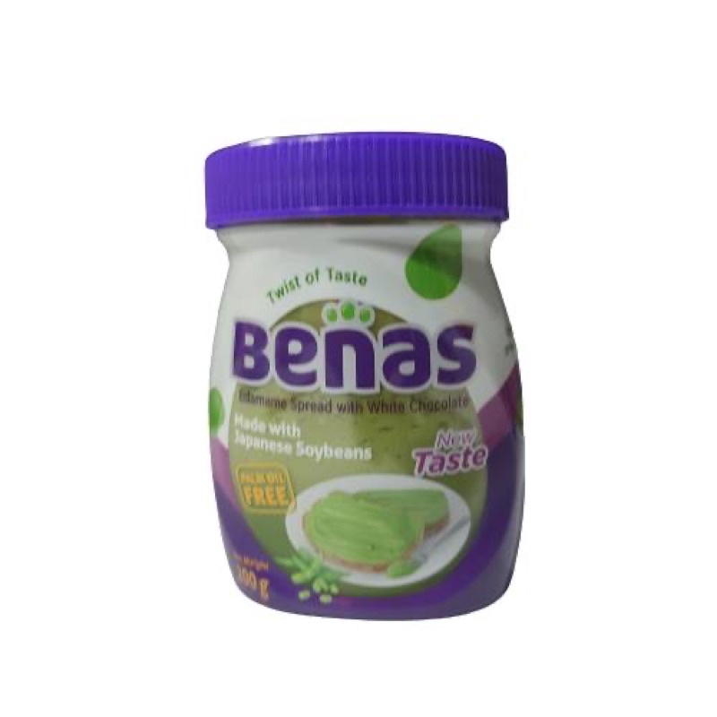 benas บีนัส ผลิตภัณฑ์ทาขนมปัง ถั่วแระญี่ปุ่น ผสม ไวท์ช็อคโกแลต edamame ...