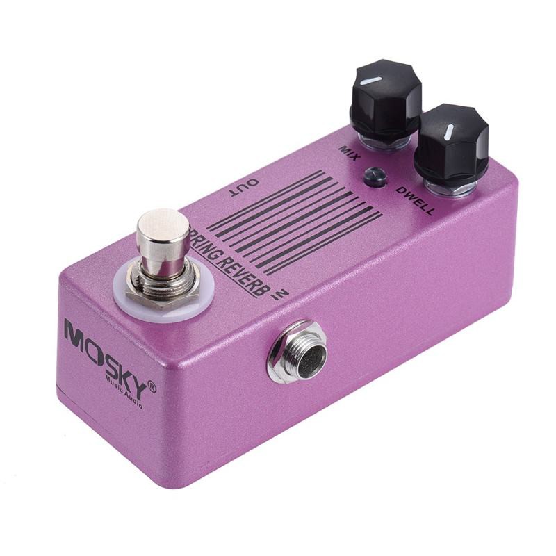MOSKY MP-51 Spring Reverb Mini Single Guitar Effect Pedal True Bypass ...