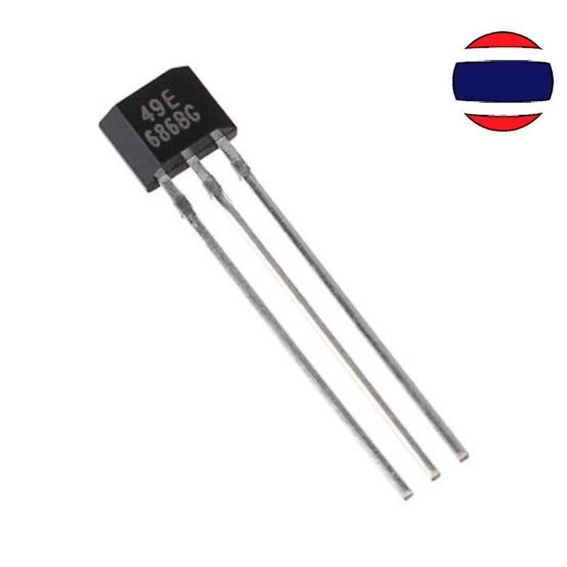 1pcs 49E Hall element SS49E OH49E Hall sensor Hall Effect Sensor TO-92 TO92 SOT-23 SOT23 ...