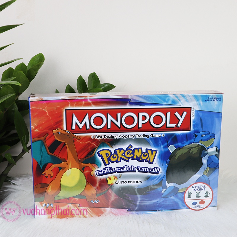 Monopoly Pokemon Kanto Edition Billionaire Flag - BoardGame Pokemon ...
