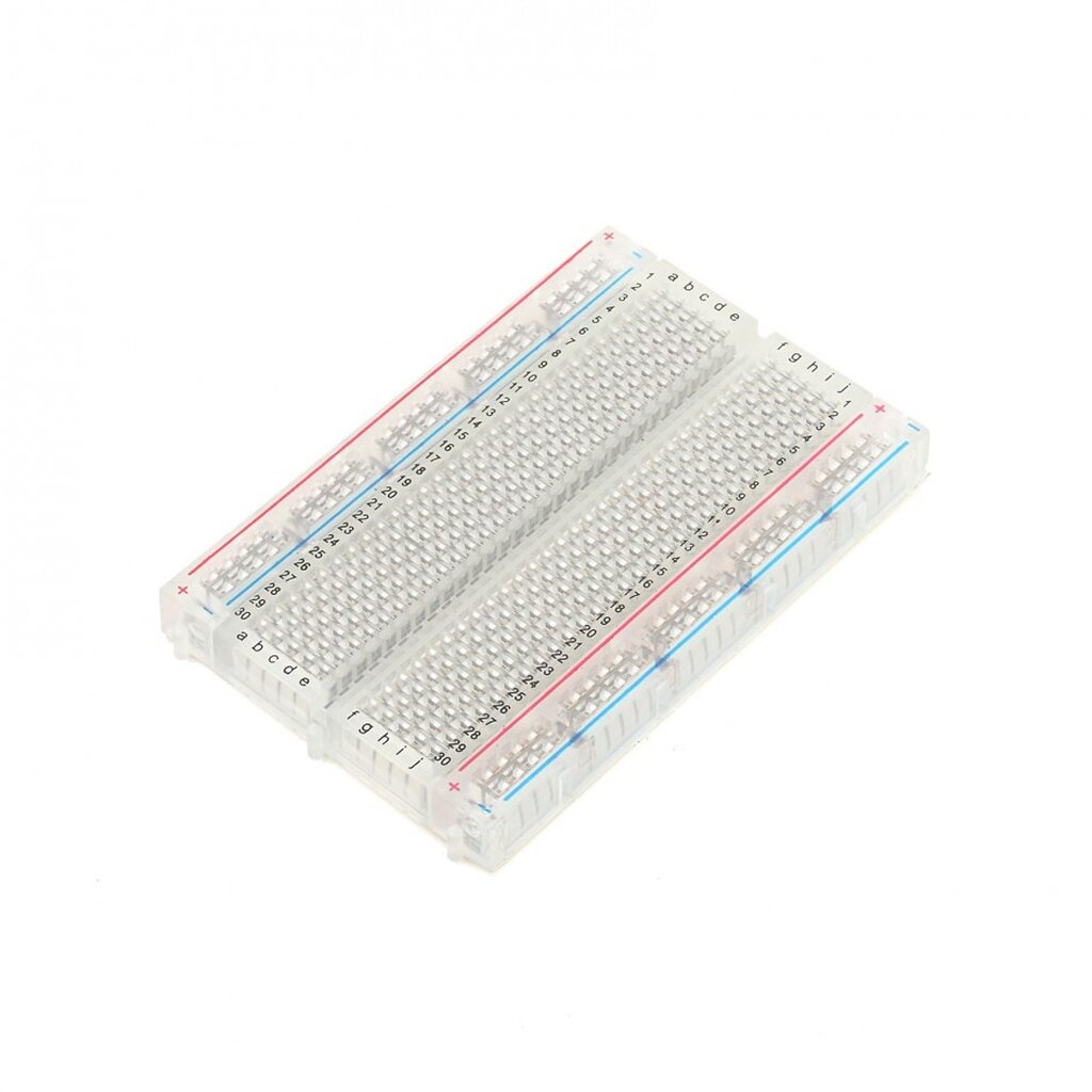 Breadboard 400 holes บอร์ดทดลอง แบบใส | Shopee Thailand