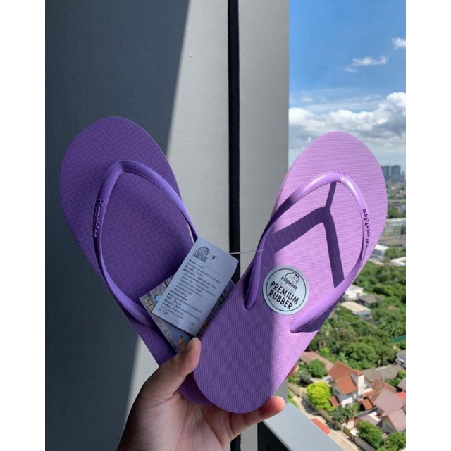 รองเท้าแตะ hippobloo สีม่วงพาสเทล | Shopee Thailand