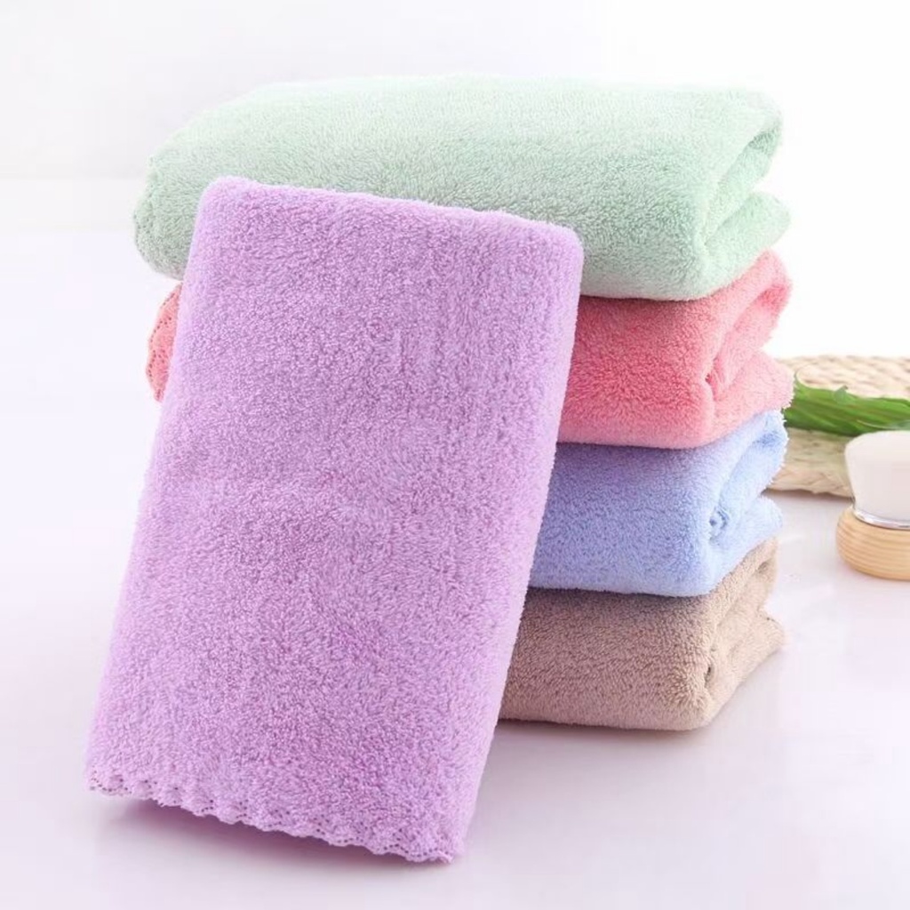 Kain lap pinggan dapur tuala kecil ผ้าขนหนูเช็ดหน้า ไมโครไฟเบอร์ tuala ...