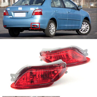 TOYOTA VIOS 2007-2012 NCP93 ALBINO RED ด้านหลังกันชน Reflector โคมไฟ ...