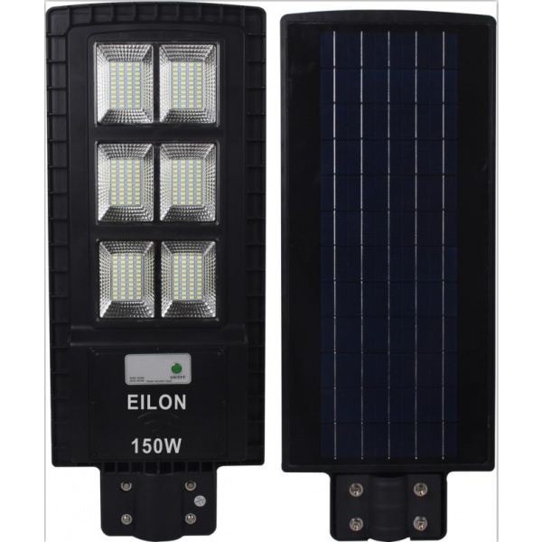 EILON โคมไฟถนนโซลาร์เซลล์ 150W รุ่น W-150W แสงเดย์ไลท์ | Shopee Thailand