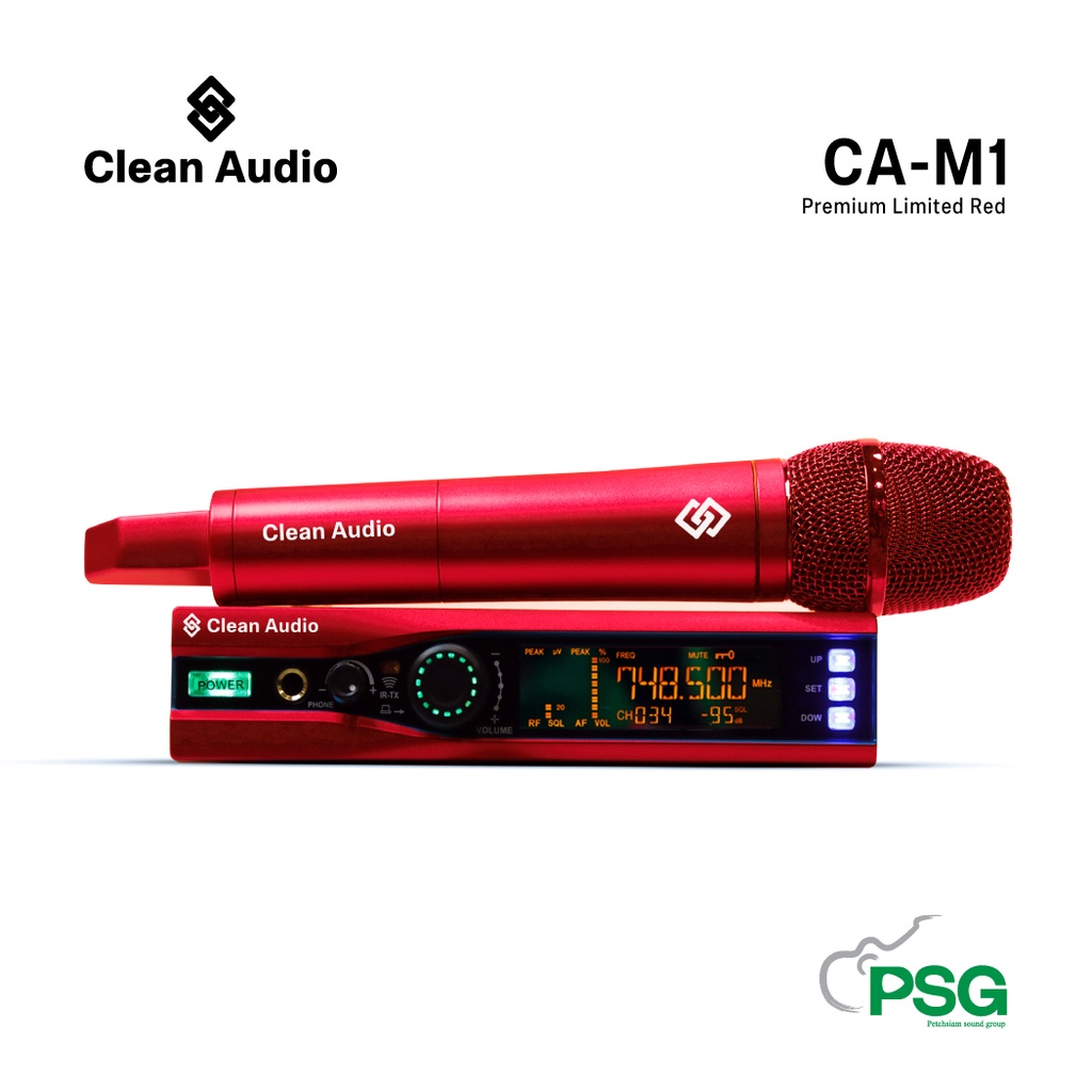 Clean Audio CA-M1 Premium Limited RED Microphone Wireless System ( RED ...