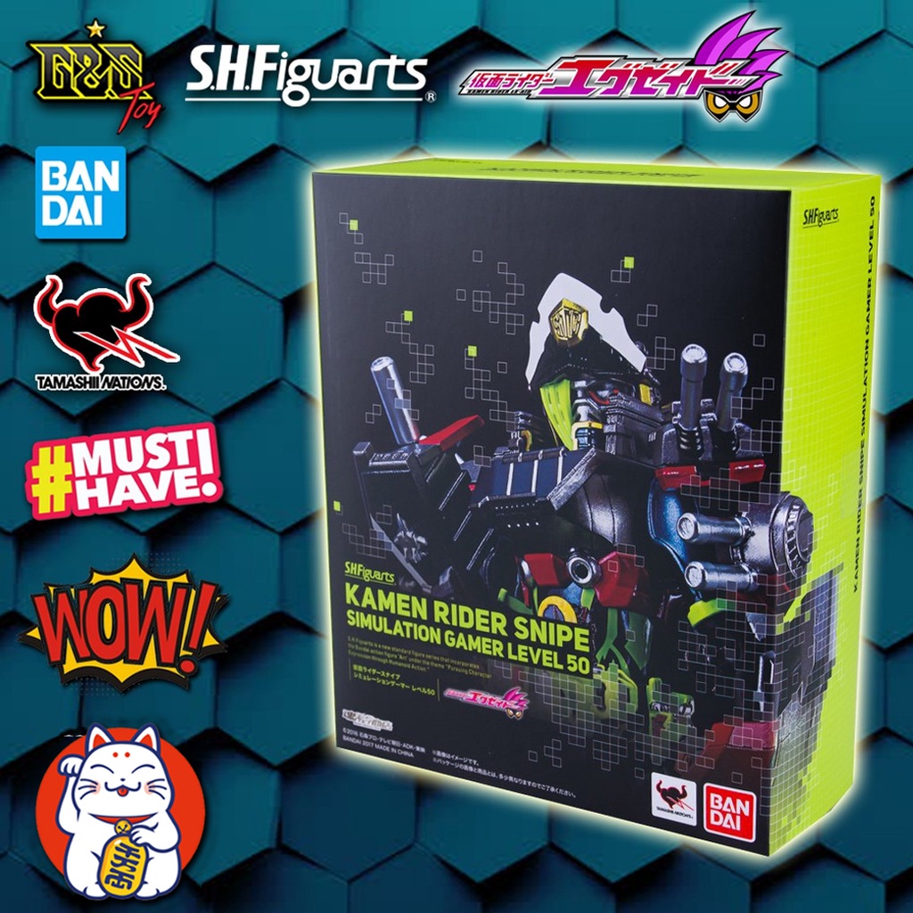 S.H.Figuarts : Kamen Rider Snipe Simulation Gamer Level 50 จากภาค Ex-Aid | Shopee Thailand