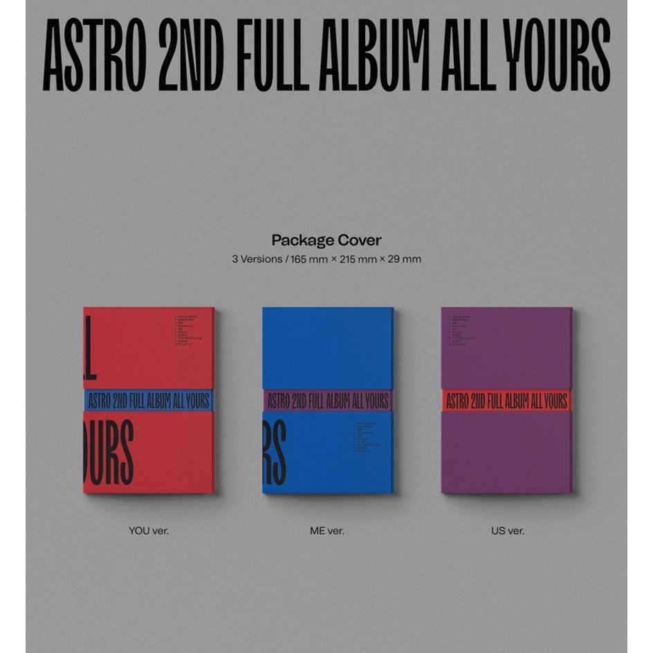 ASTRO -2nd Full Album [All Yours] (Special Benefit) | Shopee Thailand