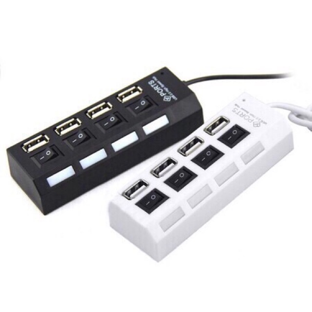 USB HUB 4 ช่อง มี สวิตช์ ปิด/เปิด | Shopee Thailand