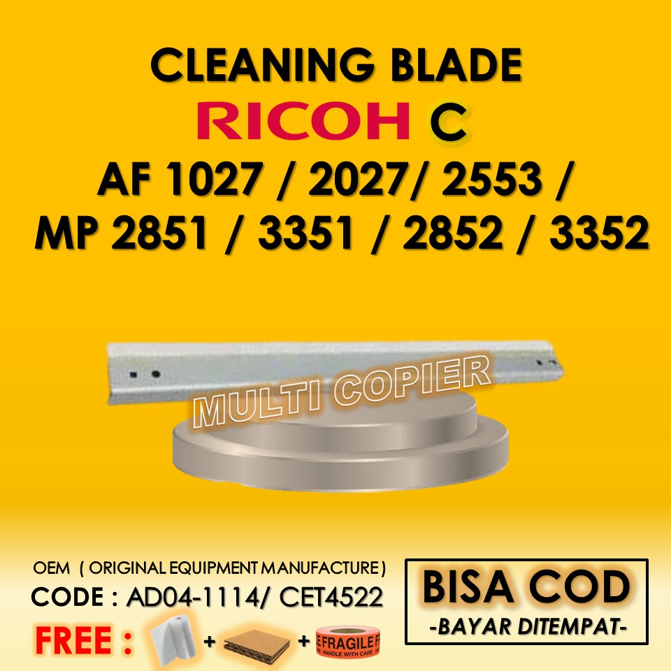 ทําความสะอาดใบมีด C OEM Ricoh Af 1027 2027 2022 Mp 2851 3351 2852 352 ...