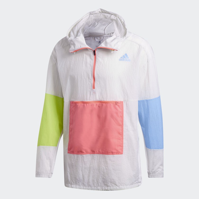 Adidas เสื้อกีฬาแจ็คแก็คผู้ชาย Adapt Jacket | Orbit Grey/Signal Green ...