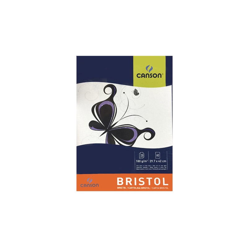 CANSON BRISTOL PAPERS PAD กระดาษ กระดาษวาดรูป กระดาษสเก็ตซ์ สำหรับงาน ...