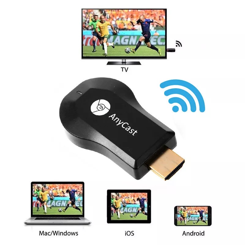 【จัดส่งที่รวดเร็ว】Anycast M2 plus นำภาพมือถือขึ้นจอผ่าน Wifi Android ...