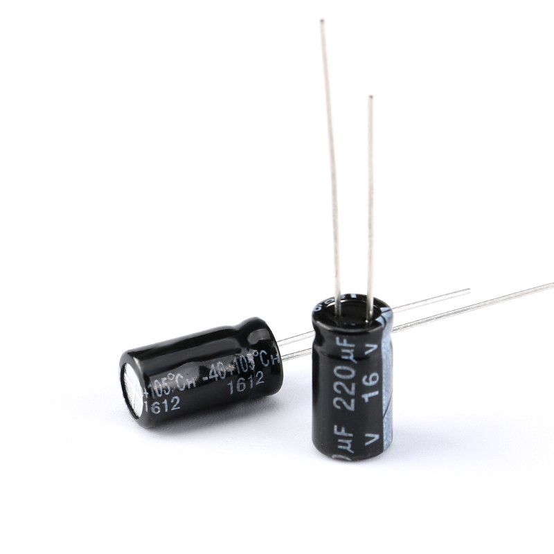 อินไลน ์ Electrolytic Capacitor 220uF 10V 16V 25V 35V 50V 63V 100V 400V ...