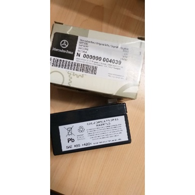 Benzแบตเตอรี่แท้ ติดตั้งที่คอพวงมาลัย แบตเตอรี่เสริม 12V1.2AH เบอร์ N ...