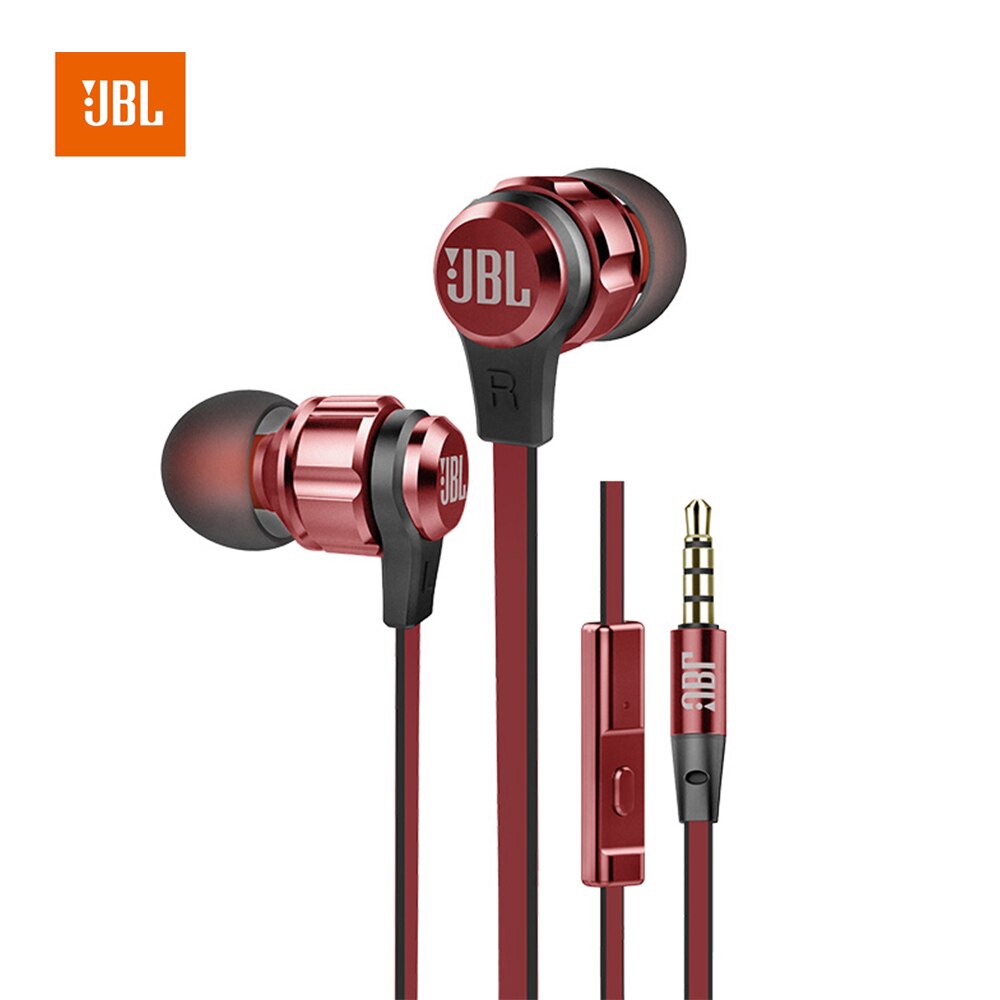 JBL T180A หูฟังเพลงอินเอียร์ ชุดหูฟังสเตอริโอแบบมีสาย 3.5 มม | Shopee ...