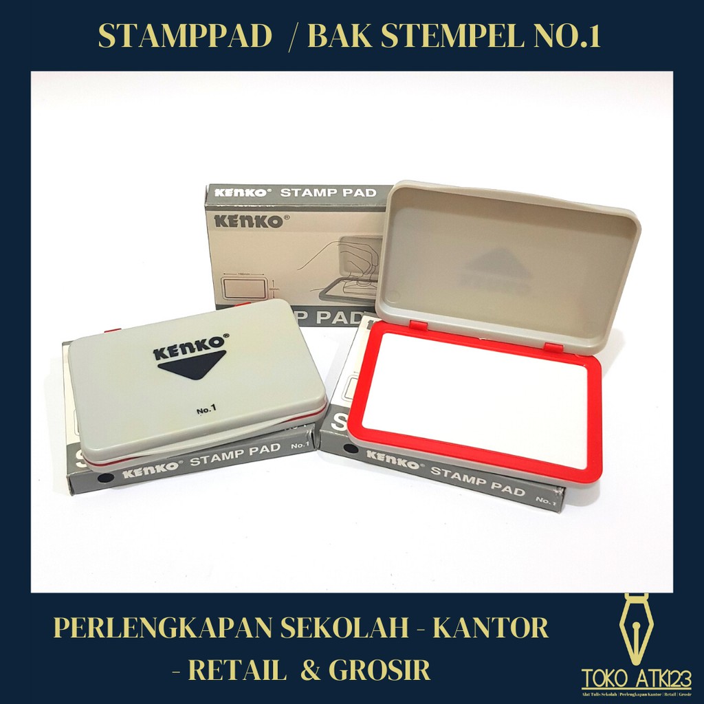 แผ่นแสตมป์ / Stamp Tub / Stamppad Kenko ยี่ห้อ No. 1 | Shopee Thailand
