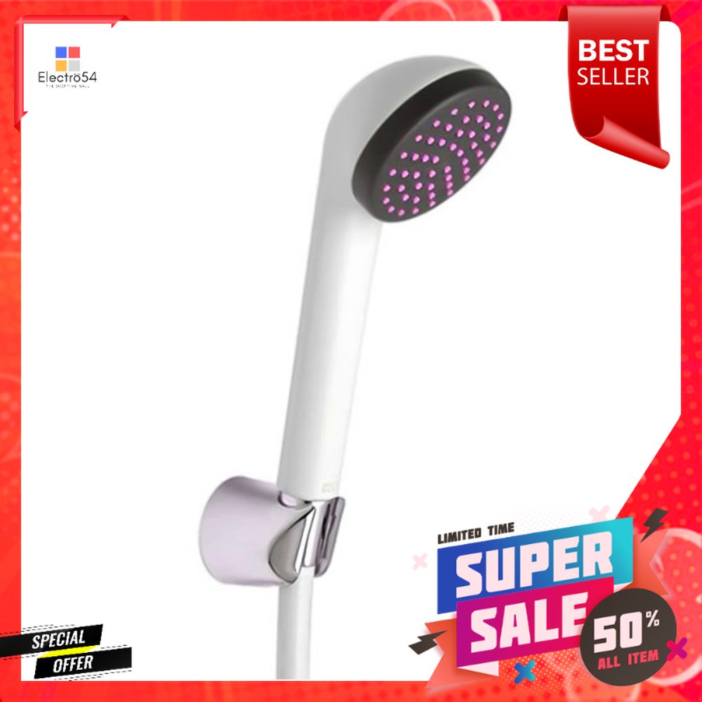 ชุดฝักบัวสายอ่อน 1 ระดับ COTTO รุ่น S17 WH(HM) สีขาวHAND SHOWER SET 1 -FUNCTION COTTO S17 WH(HM ...