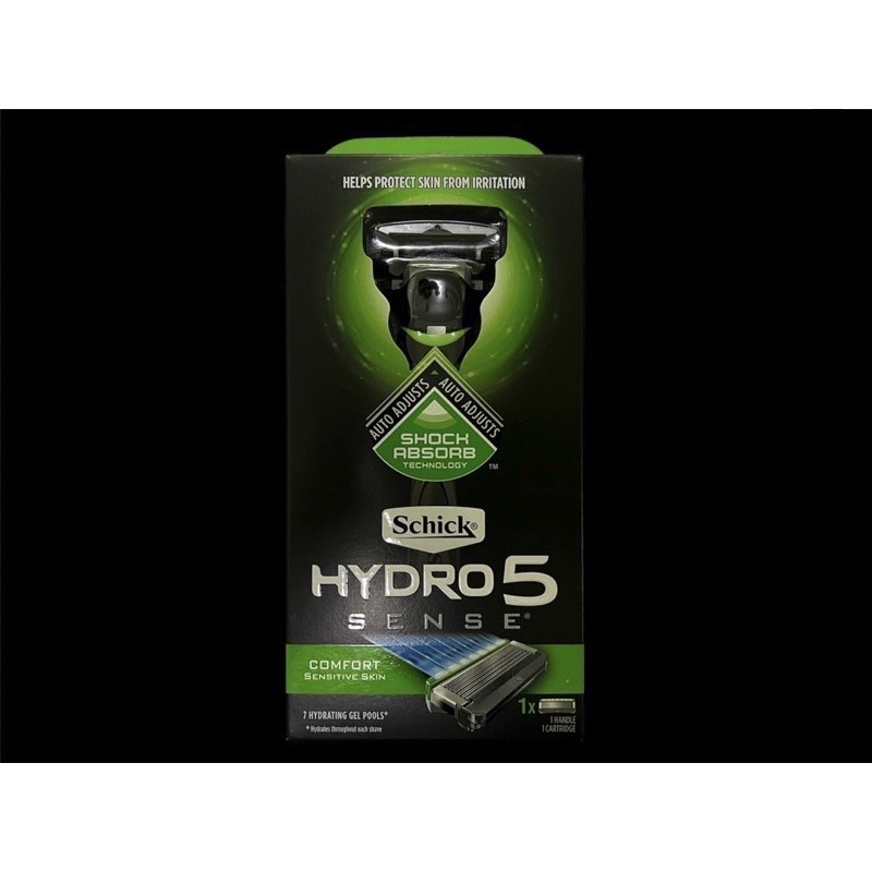 Schick Hydro Sense Hydrate Kit Hydro 5 มีดโกนหนวด โกนหนวด ผู้ชาย 5 มีด ...