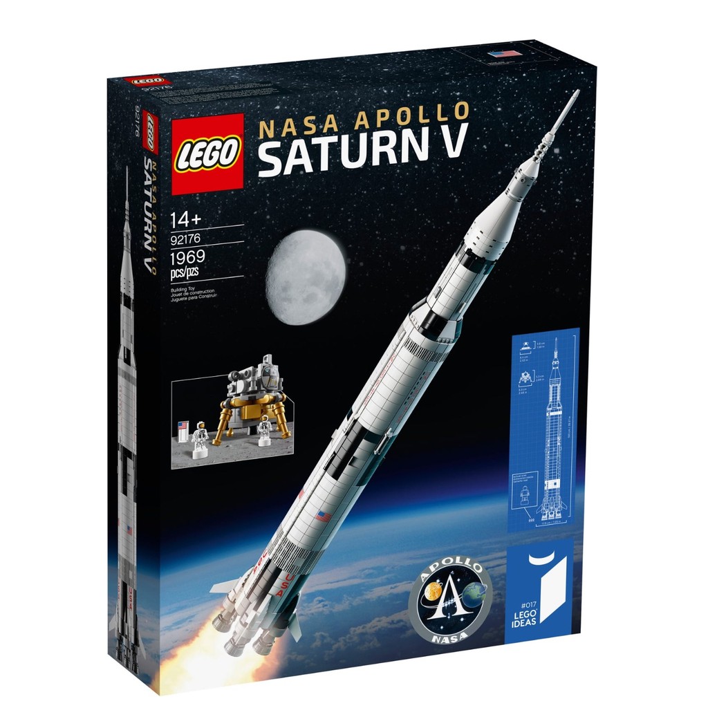 Lego 92176: Nasa Apollo Saturn V **กล่องมีตำหนิ** ของใหม่ ของแท้ พร้อม ...