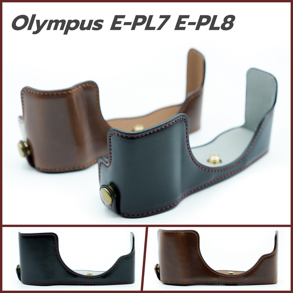 เคส Olympus E-PL9 E-PL8 E-PL7 Leather Camera Case for Olympus EPL9 EPL8 ...
