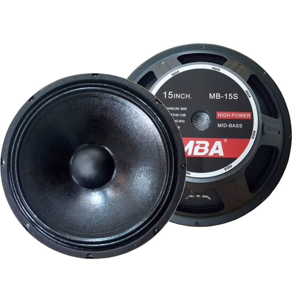 ดอกลำโพง15นิ้ว900วัตต์ MID-BASS MAX POWER SPEAKER ดอกกลางแจ้ง PA. MBA MB-15S แพ็ค 2ดอก | Shopee ...
