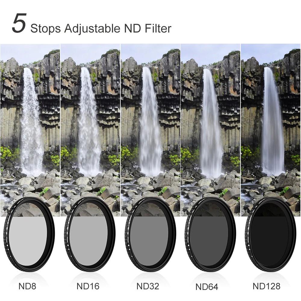 K&F FILTER ND8-128 NANO-X PRO VARIABLE | Shopee Thailand