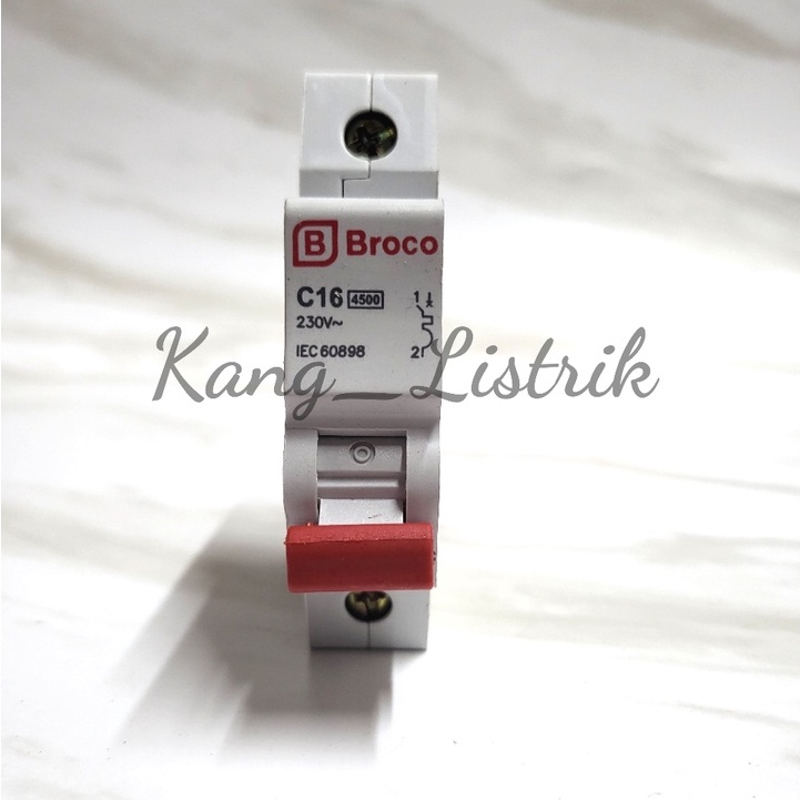 Mcb Broco 1Phase 16A / Broco Mcb 16A | Shopee Thailand