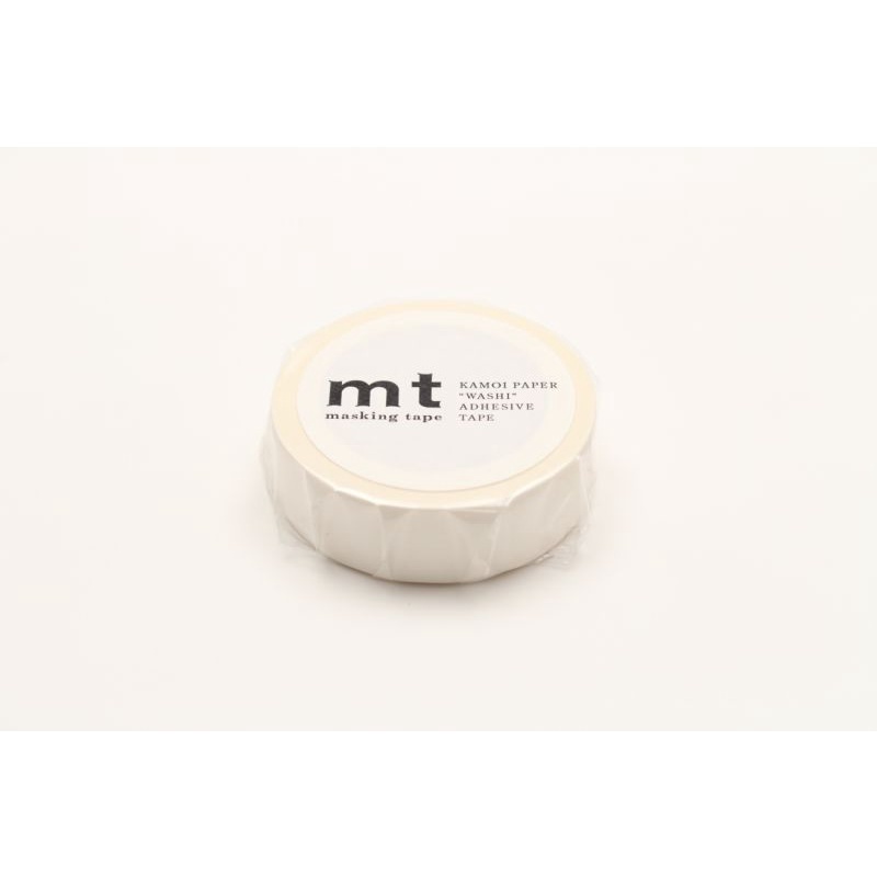 mt masking tape R matte white (MT01P208R) / เทปตกแต่งวาชิ รุ่น R สี ...