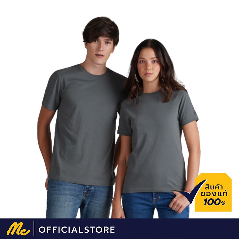 Tee เสื้อแฟชั่นผญ Mc Jeans เสื้อยืด Mc Basic สีเทา (1 แพคบรรจุ 1 ตัว) MTSP89140เสื้อยืดอินเทรนด์ ...