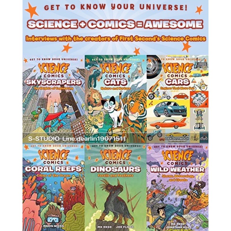 Science Comics 19Books Set Paperback ชุดหนังสือภาษาอังกฤษ | Shopee Thailand