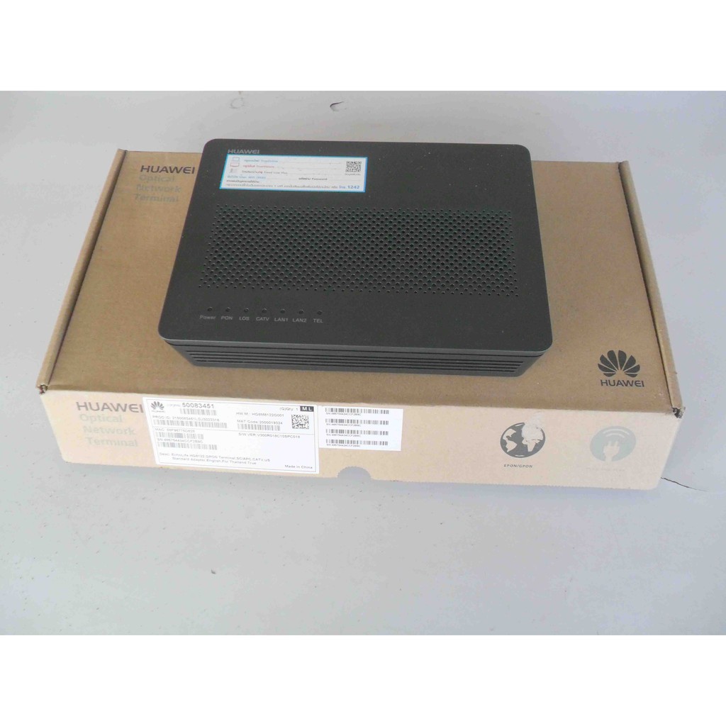 เร้าเตอร์ HUAWEI HG8122 Fiber Optic WiFi 2.4G and 5G | Shopee Thailand