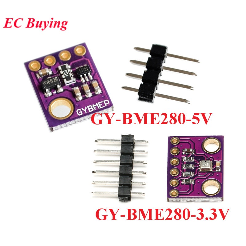 Gy-bme280-3.3v GY-BME280-5V 5V 3.3V BME280 BMP280 โมดูลเซนเซอร์วัด ...