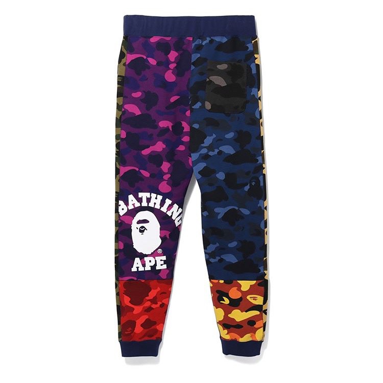 L พร้อมส่ง BAPE Multicolor camouflage slim pant | Shopee Thailand