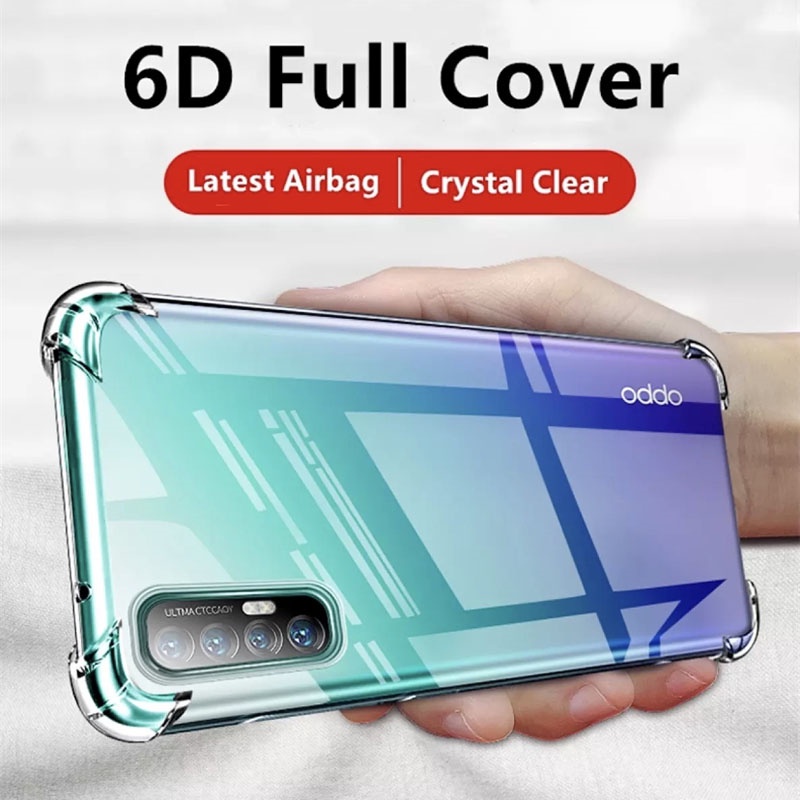 เคสโทรศัพท์มือถือแบบเจลลี่ ใส กันกระแทก 4 มุม สําหรับ OPPO Reno3 Pro 4G ...