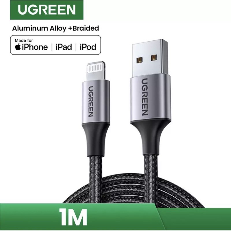 UGREEN สายชาร์จเร็ว สำหรับ iPhone XS XR 8 x 7 6s plus 2.4A (60156 ... UGREEN สายชาร์จเร็ว สำหรับ iPhone XS XR 8 x 7 6s plus 2.4A (60156 ...