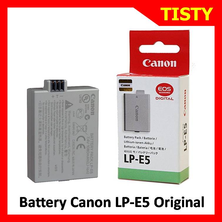 แท้ 100% Canon LP-E5 Rechargeable Li-ion Battery Genuine | Shopee Thailand